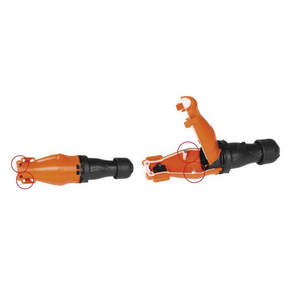 Schuko IP67 socket shell schuko diecasting plug 10a 2pt Rosi