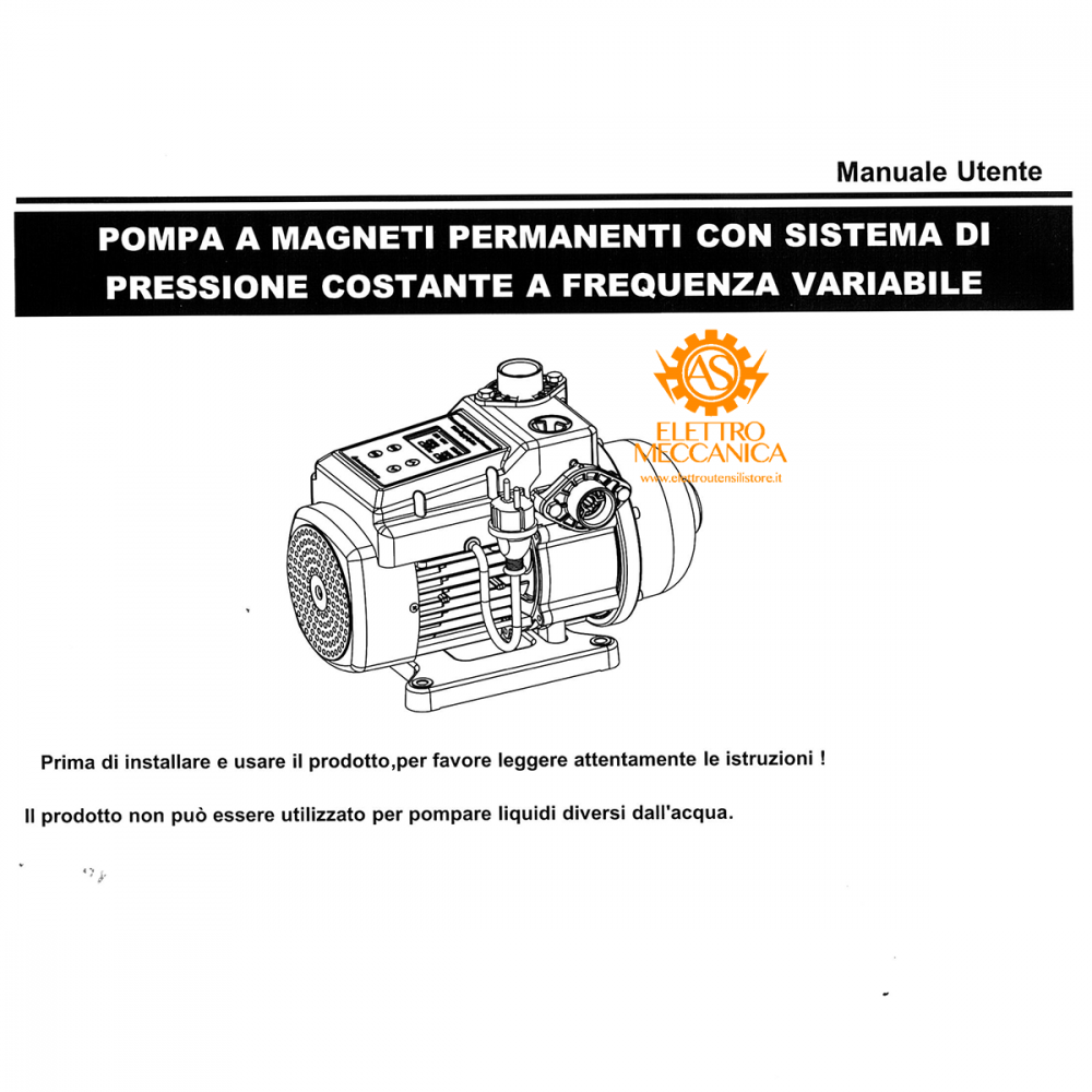 Matra multistage pump with Aladino ADVANCE frequency converter MHI 20/3 ...